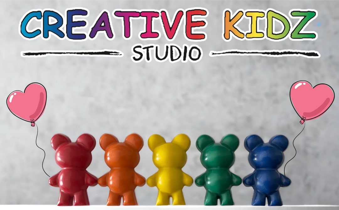 Ready-bear-go! Beary Magnificent Jumbo Crayons! - Etsy