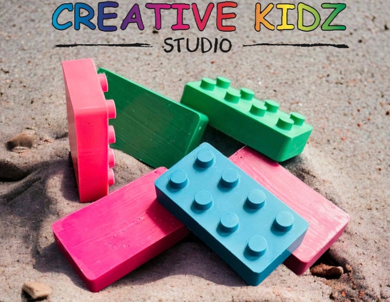 Building Blocks Crayon Set - Etsy