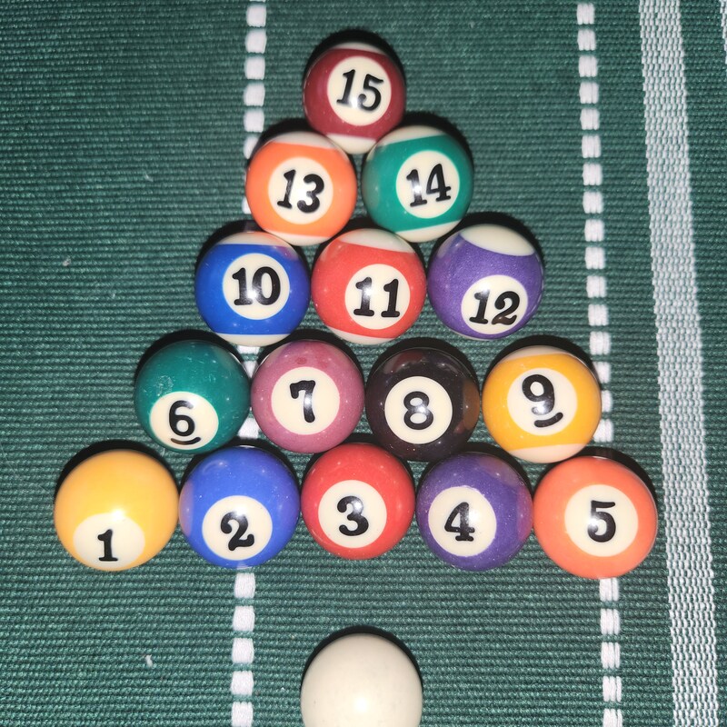 Plastic Billiard Balls - Etsy