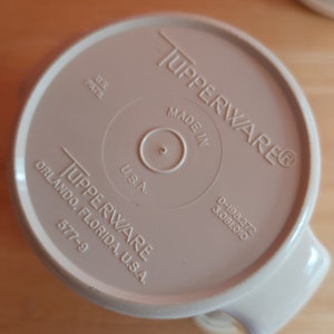 Vintage Flip Top Almond Color Sugar and Creamer Tupperware Container ...