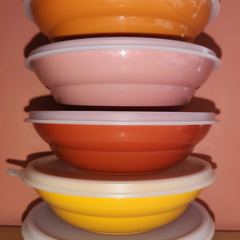 Yellow Tupperware - Etsy