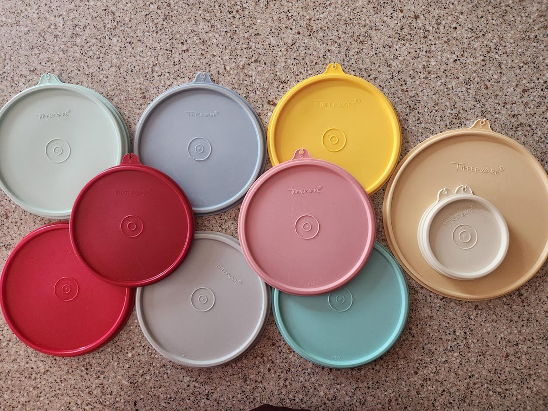Vintage Tupperware Replacement Lids Sold Separately - Etsy