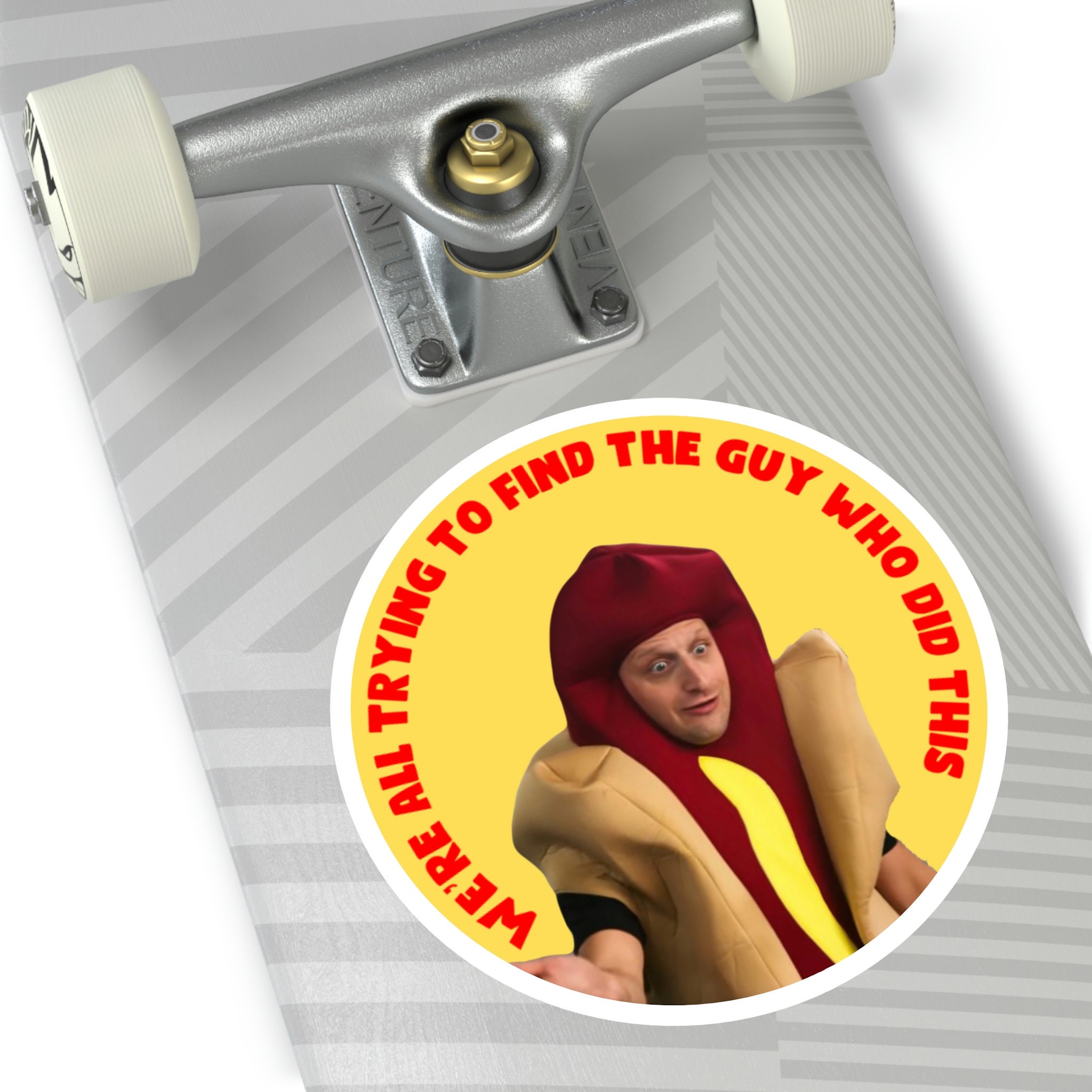 ITYSL I Think You Should Leave Hot Dog Costume Round Stickers, Indoor ...