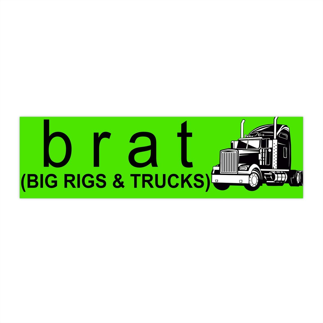 Brat Summer Funny Bumper Sticker Decal - Etsy
