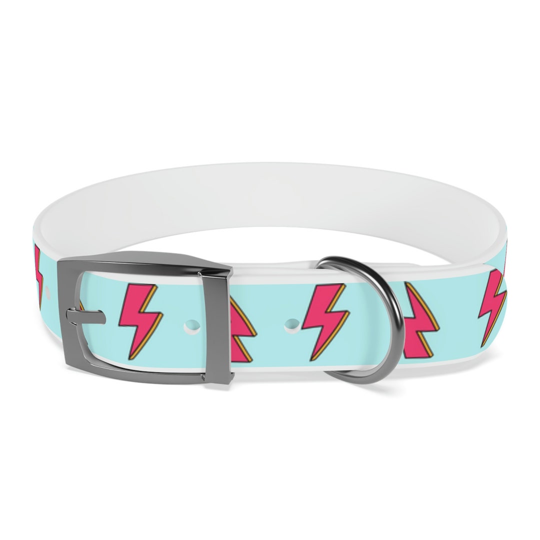 Bowie Ziggy Stardust Lightning Bolt Dog Collar - Etsy