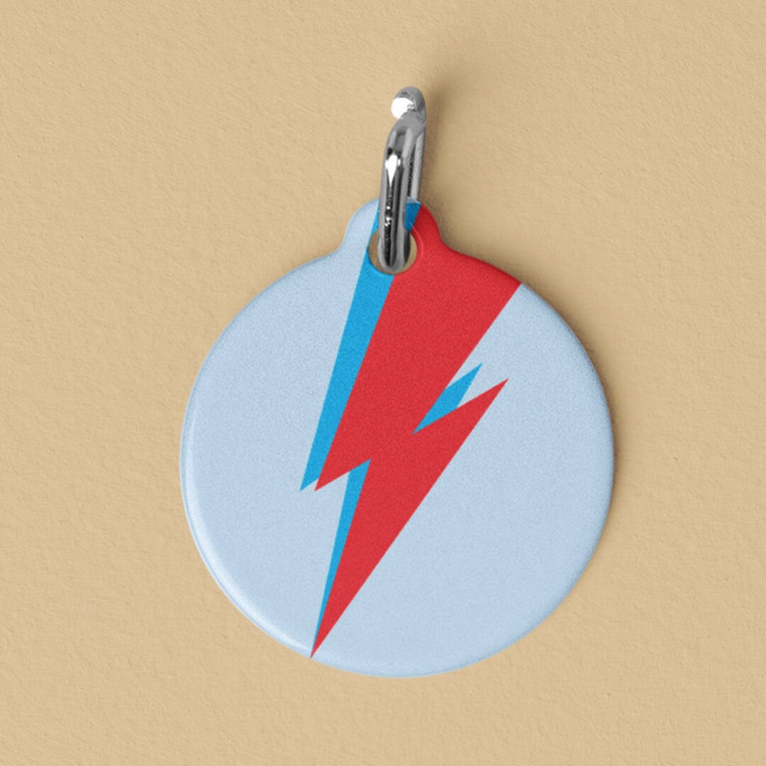 Bowie Ziggy Stardust Personalized Pet Tag Tag - Etsy