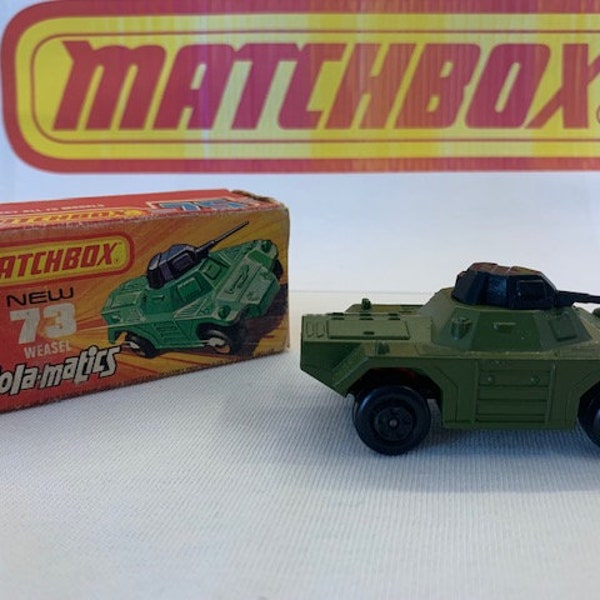 Matchbox Tank - Etsy
