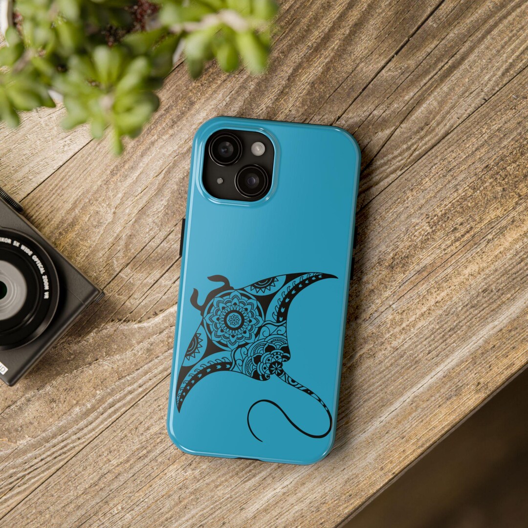 Ocean Themed Stingray Phone Case for - Compatible With Iphone, Samsung ...