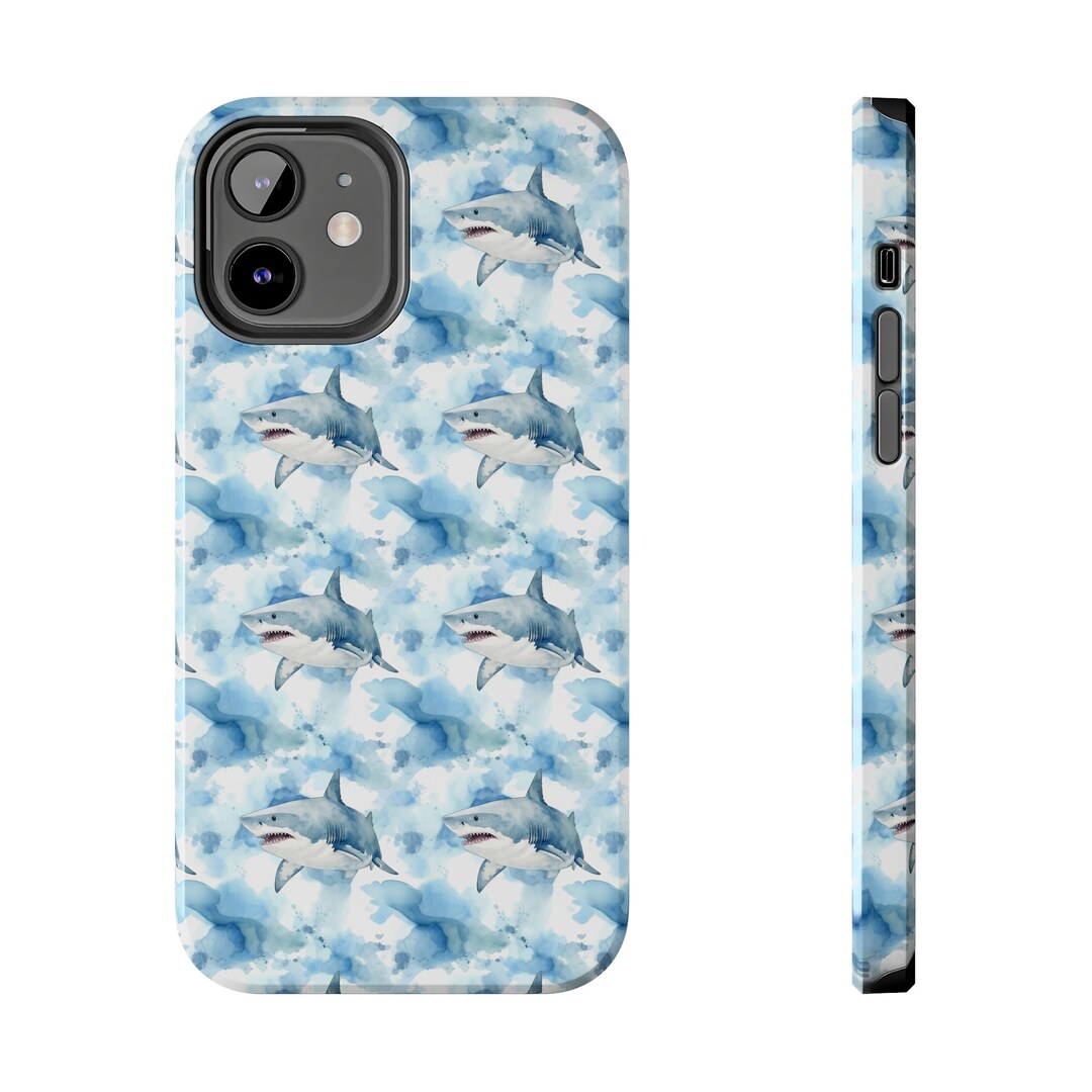 Ocean Themed Great White Sharks Phone Case for iPhone - Multiple ...