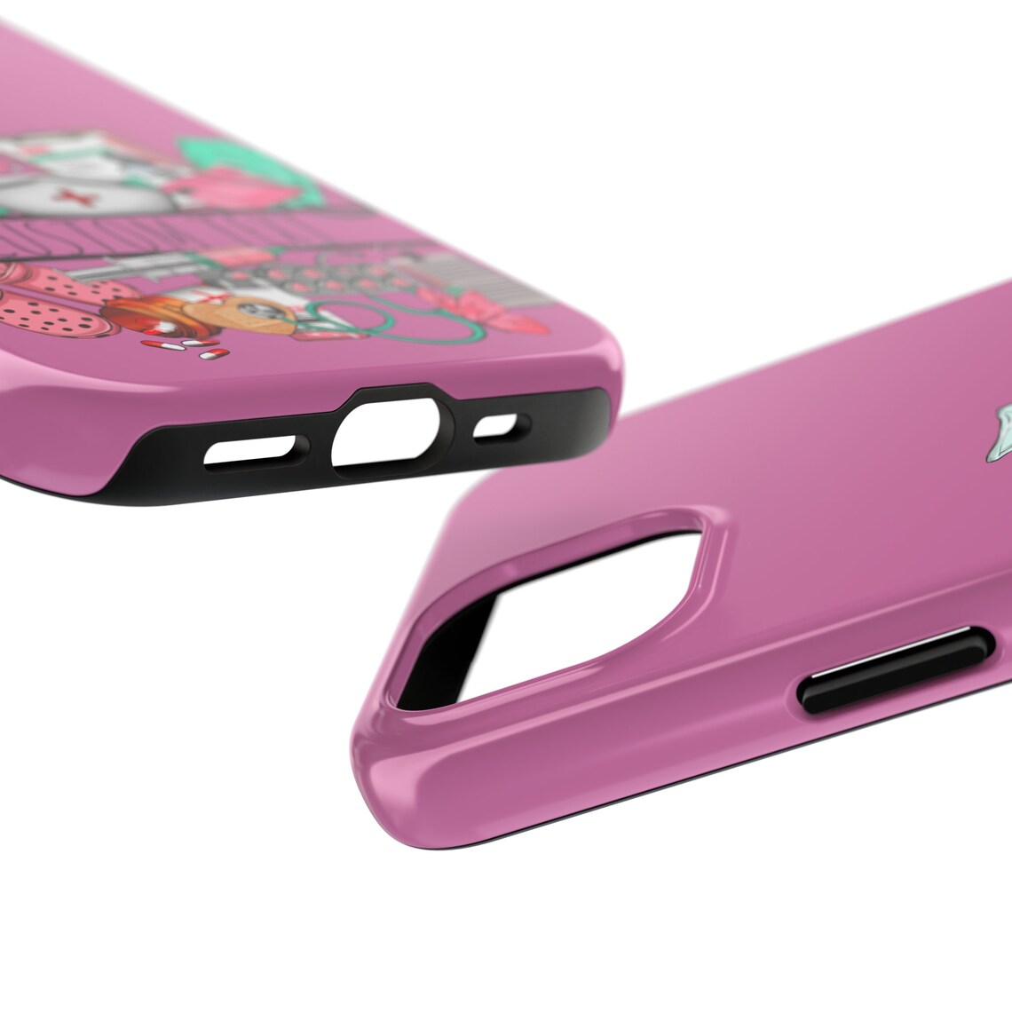 Custom Nurses Phone Case, Three Text Style Options - Multiple Colors ...