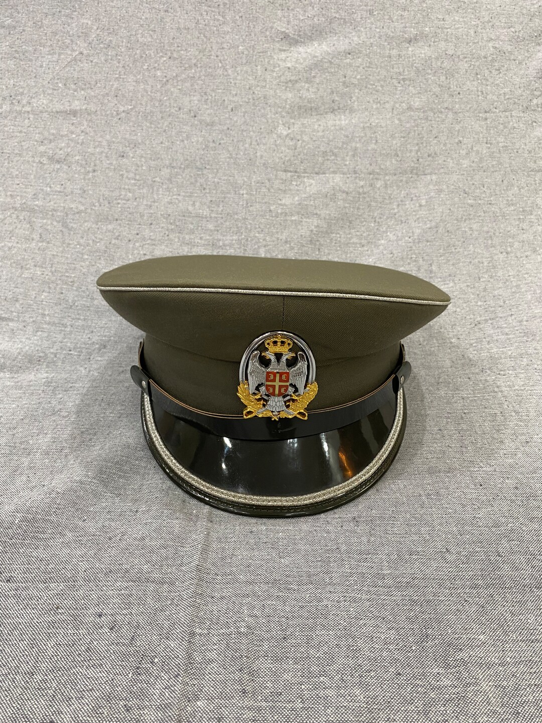 Serbian Military NCO Cap With Metal Badge - Etsy