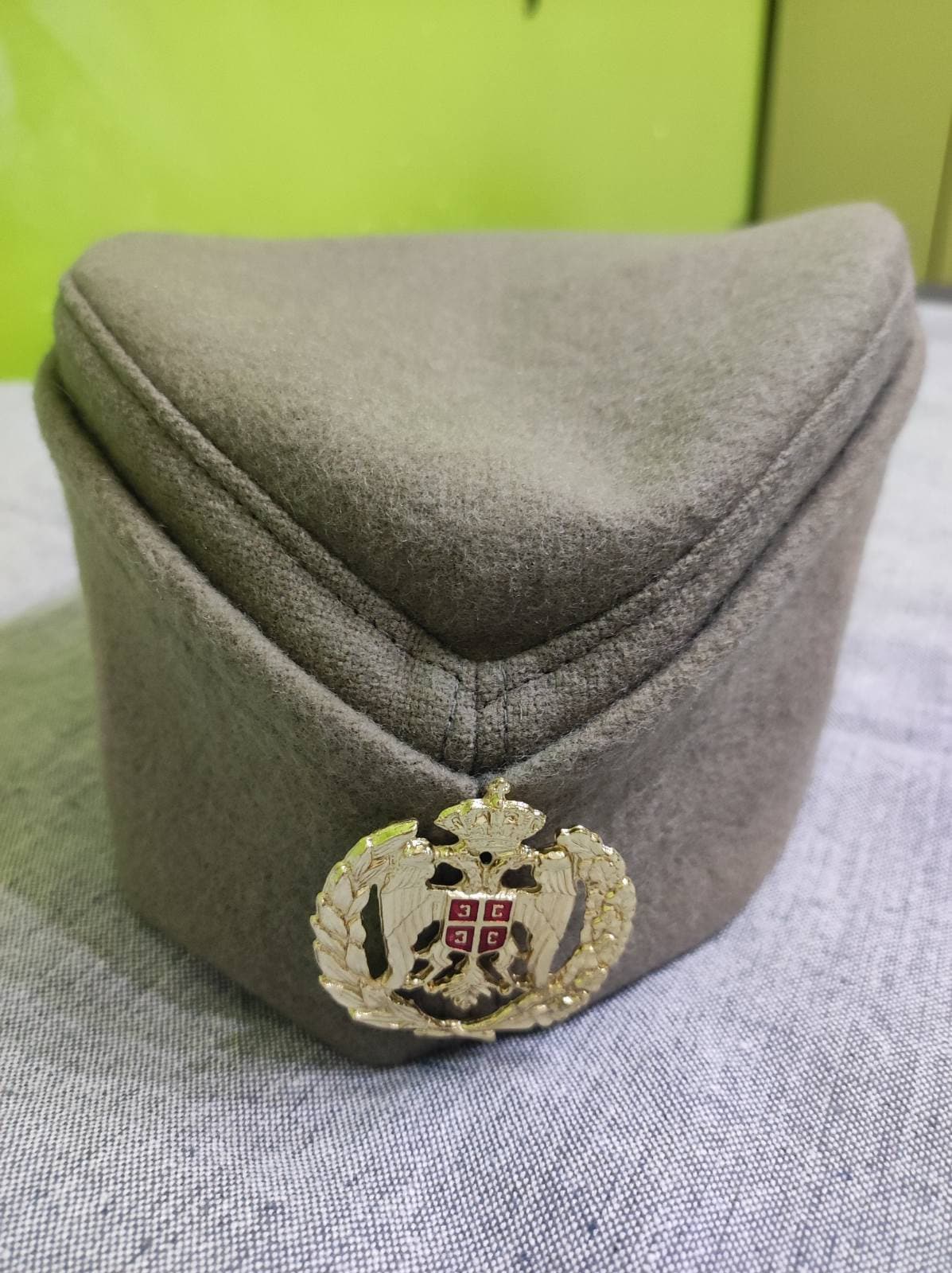 Šajkača Traditional Serbian Hat Handmade With Gold Cockade - Etsy