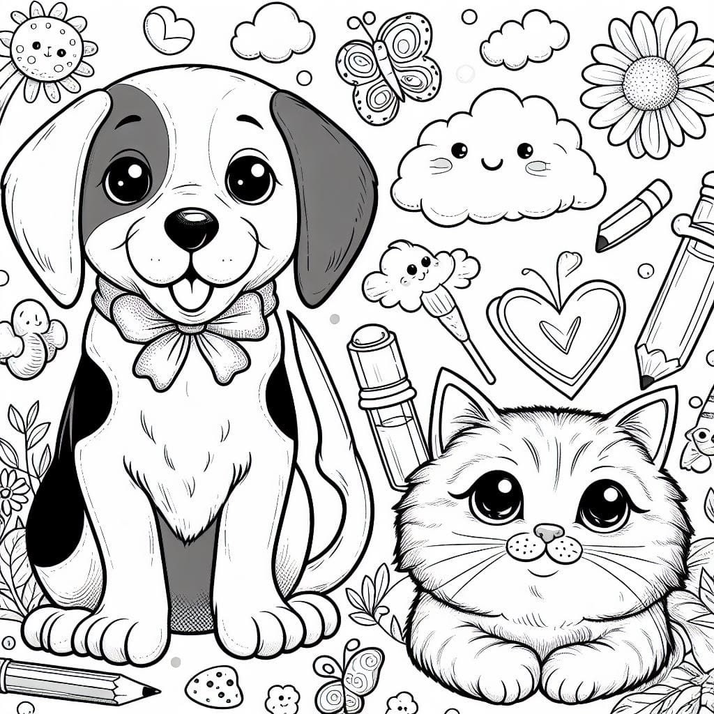 25 Coloring Pages Animals for Kids. Printable Educational Pages - Etsy