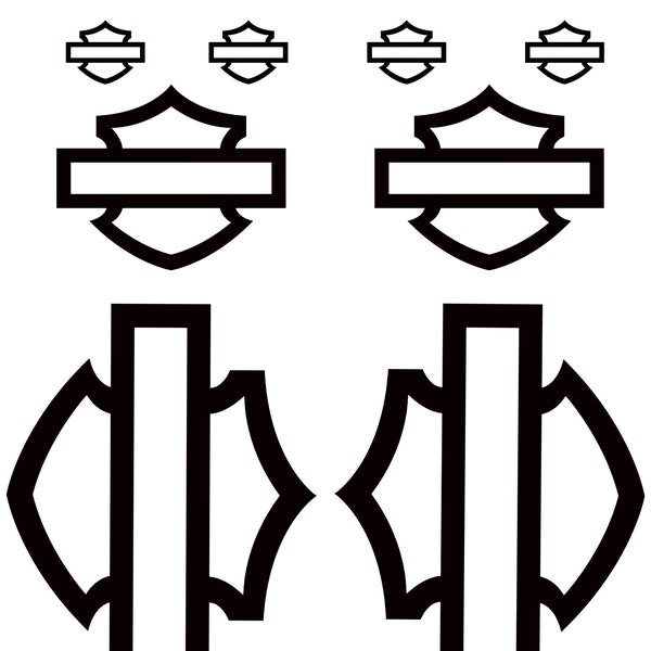 Harley Bar and Shield Emblem - Etsy