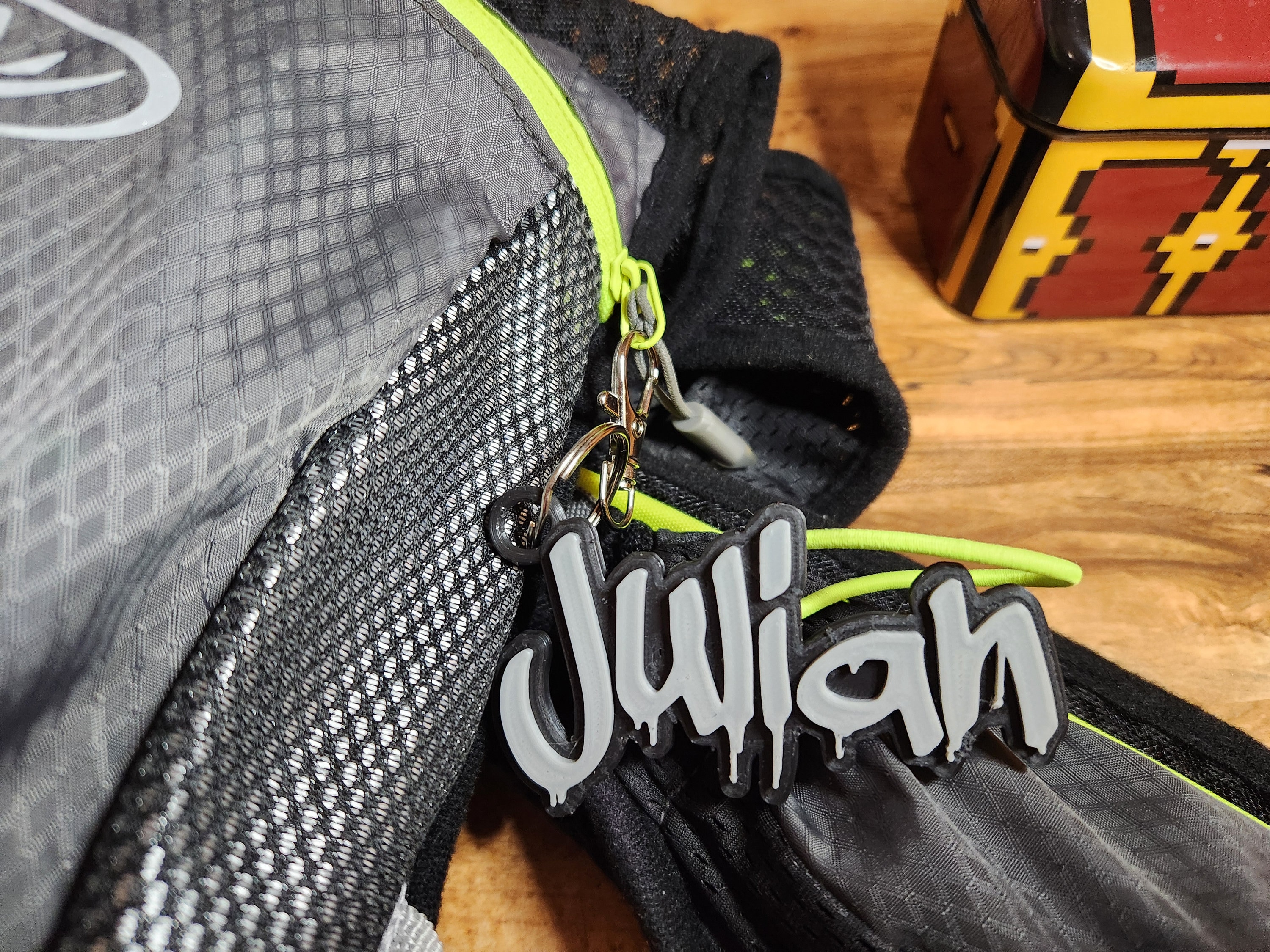 Graffiti Drip Custom 3D Printed Name Tag, Personalized Name Tag, Name ...