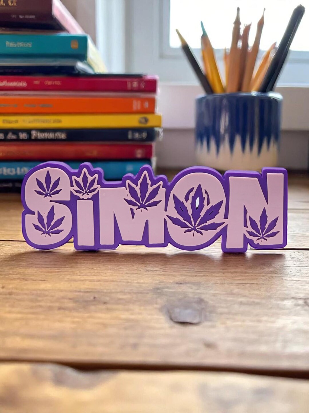 Weed Custom 3D Printed Nameplate : Personalized Desk Decor - Etsy