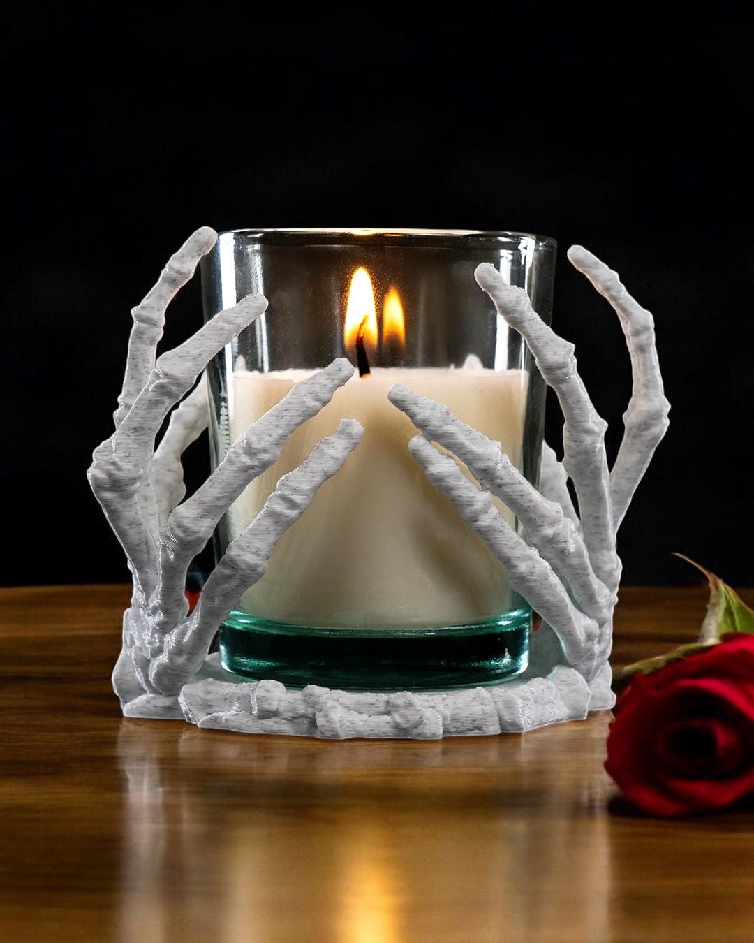 Gothic Skeletal Embrace Candle Holder 3D Printed Home Decor - Etsy