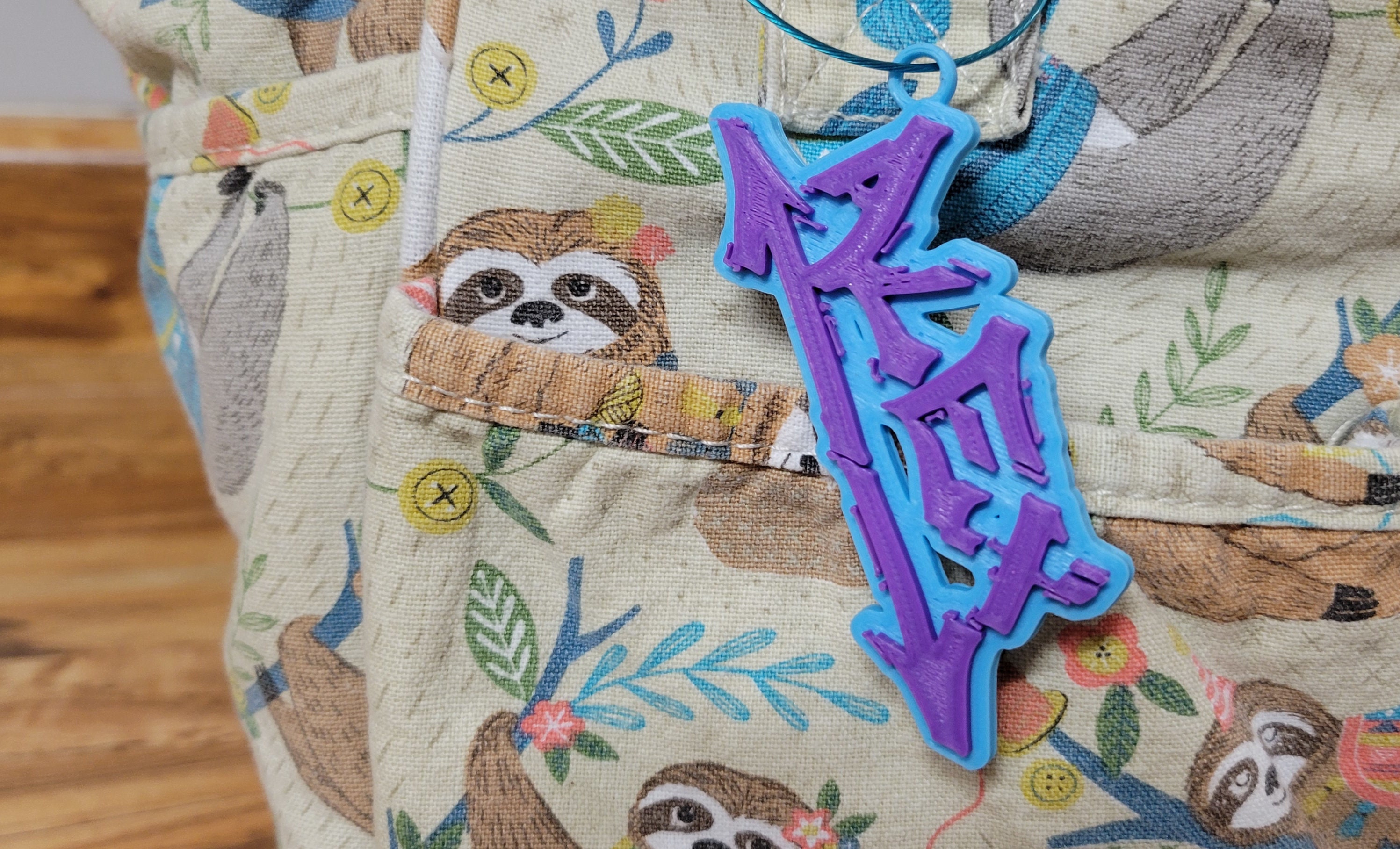 Graffiti Custom 3D Printed Name Tag, Personalized Name Tag, Name ...