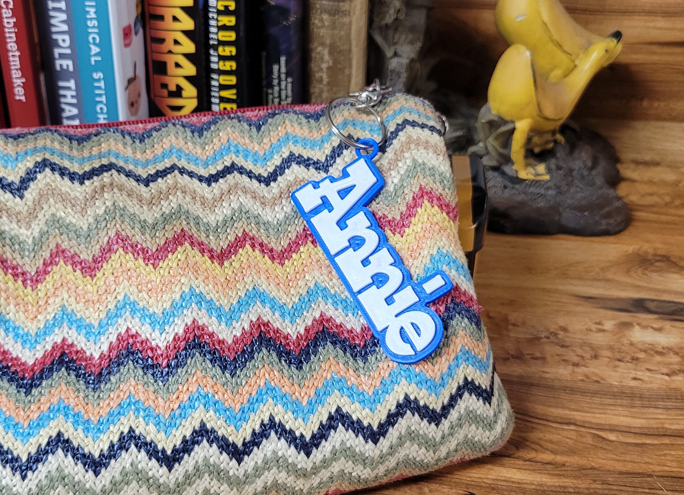 Howdy Custom 3D Printed Name Tag, Personalized Name Tag, Name Keychain ...