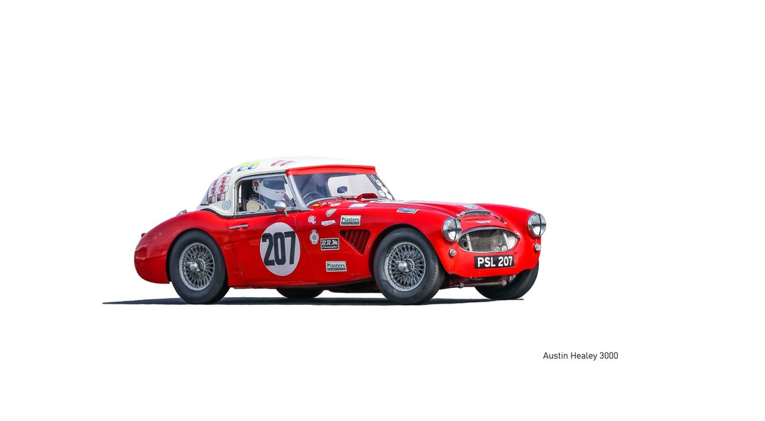 Austin Healey 3000 Racing Car Original Digital Image Download - Etsy