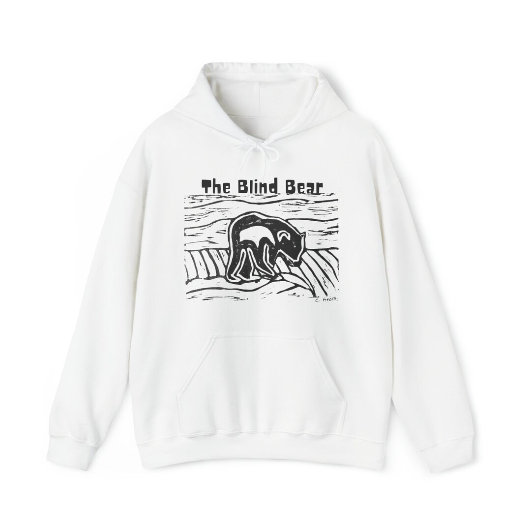 Metis Ink Art Blind Bear Unisex Heavy Blend Hooded Sweatshirt - Etsy