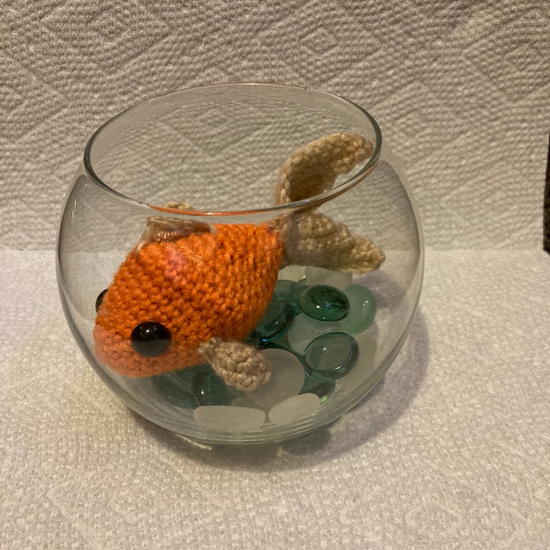 Crochet Fish in Jar - Etsy