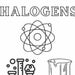 Halogen Chemistry Elements Coloring Pages Digital Download Coloring ...