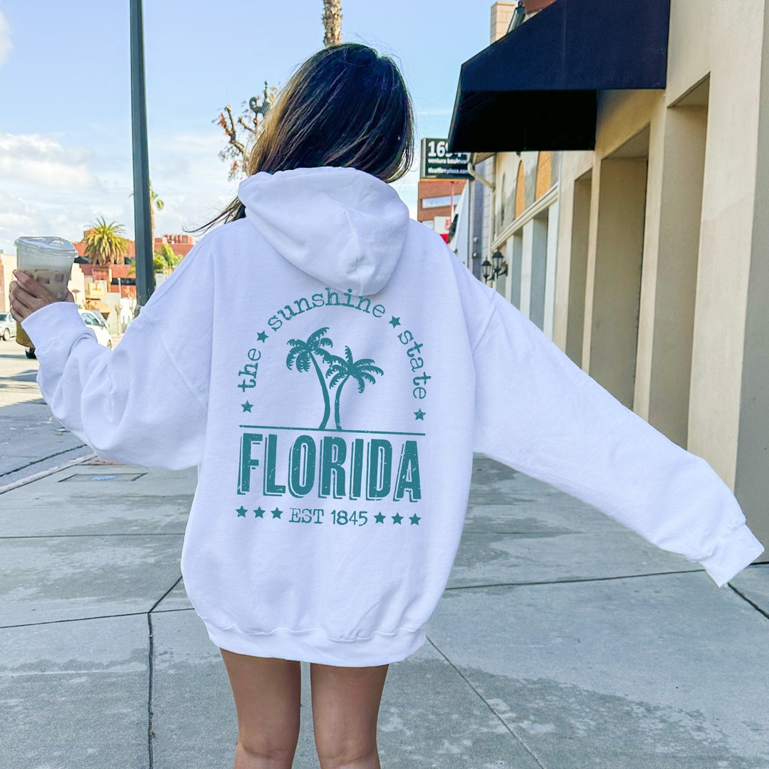 Florida Hoodie Women, Florida Crewneck, Florida Gifts for Women ...