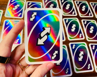 Reverse Uno Sticker Sticker Pack - Etsy