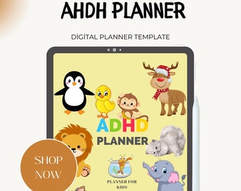 ADHD Planner for Kids ADHD Coping Skills Printable Executive ...