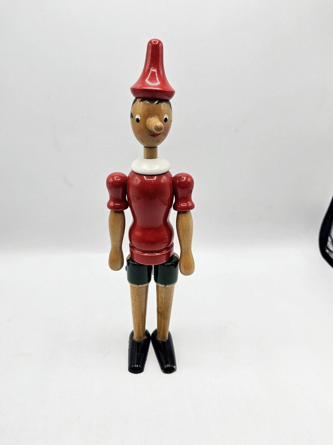 Wooden Jointed 12" Pinocchio , Dipinto a Mano-garanzia Di Qualita ...
