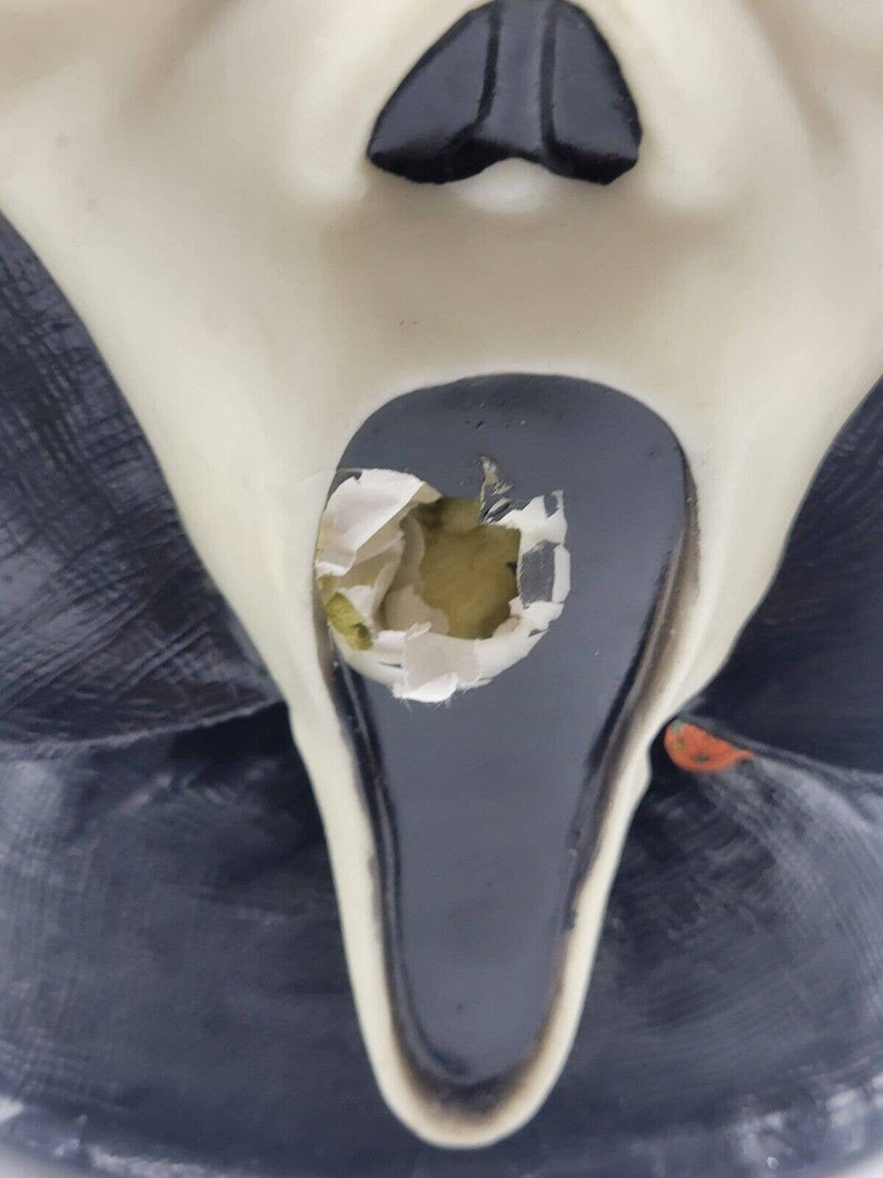 Vintage Scream Ghostface Mask Life Size Bust Easter Unlimited - Etsy