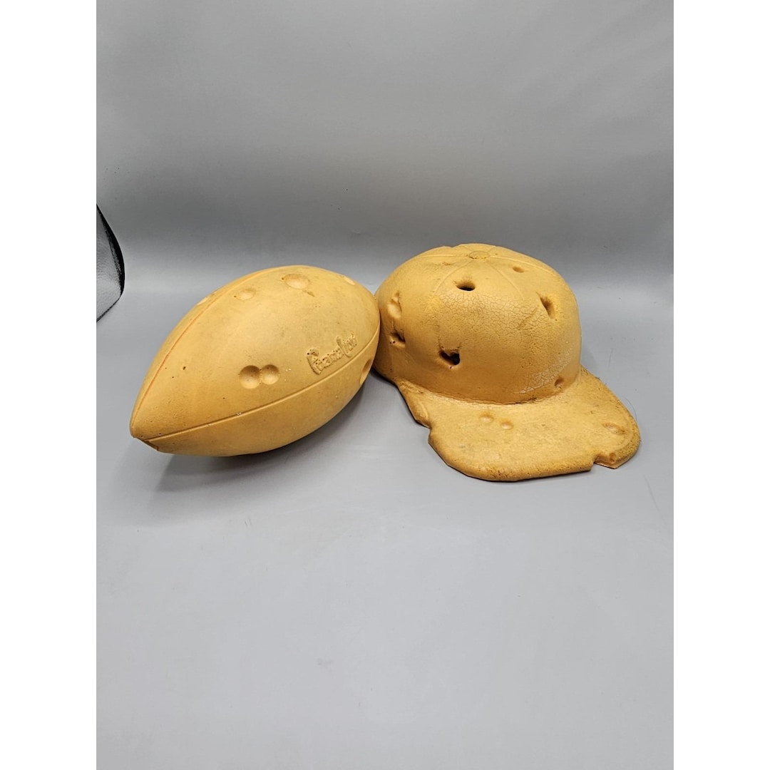 VTG Foam Cheesehead Baseball Hat & Football Green Bay Packers 1987 ...