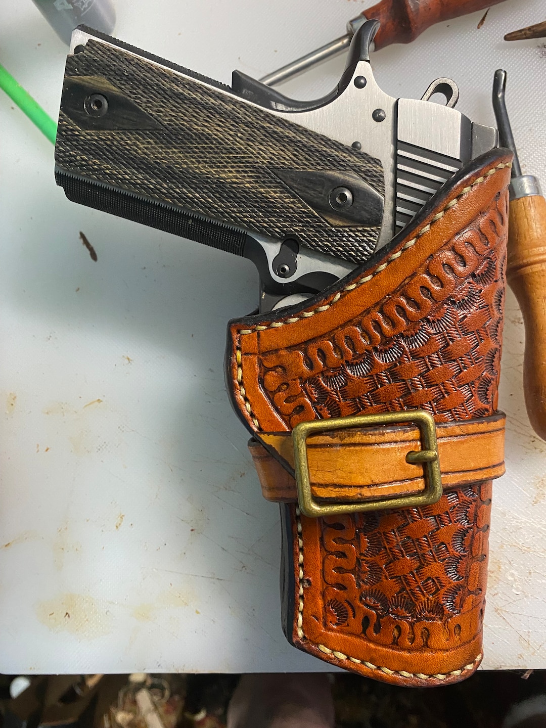 1911 BBQ Lined Holster Test Design - Etsy