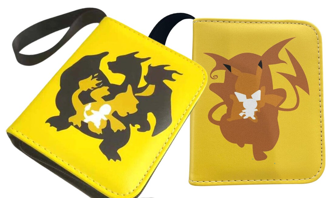 Pokemon Card Binders, Small Binder, 40 Sleeves Double-sided Fit 80 ...