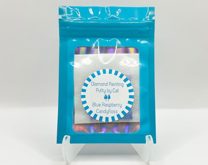 Blue Raspberry Candyfloss Diamond Painting Putty | Scented Diamond ...