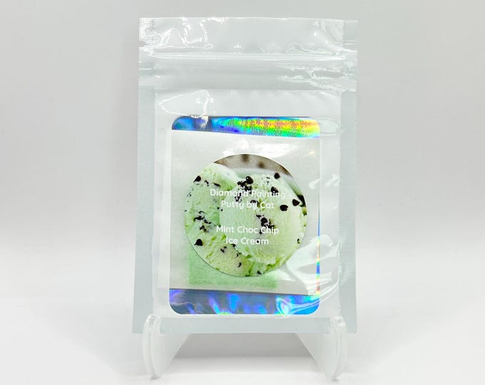 Mint Choc Chip Ice Cream Diamond Painting Putty | Scented Diamond ...