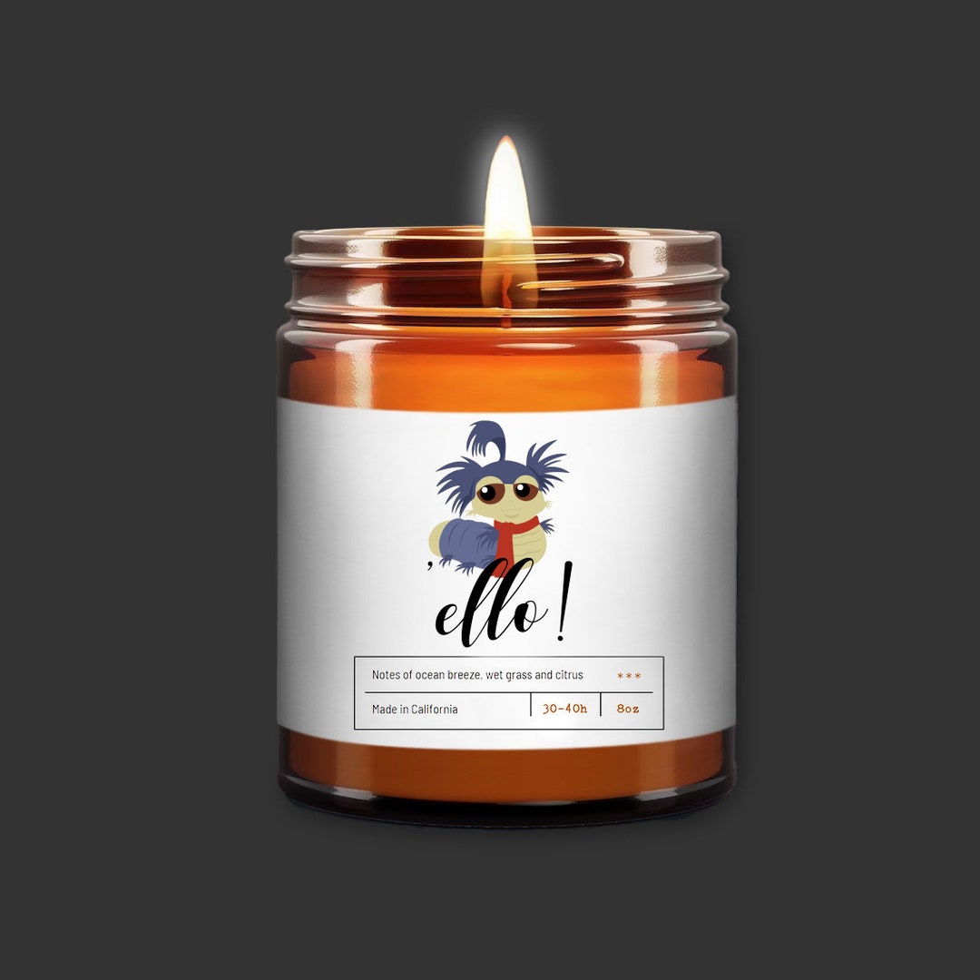 Labyrinth Inspired Candle, Labyrinth Worm Candle, Ello Candle, Funny ...