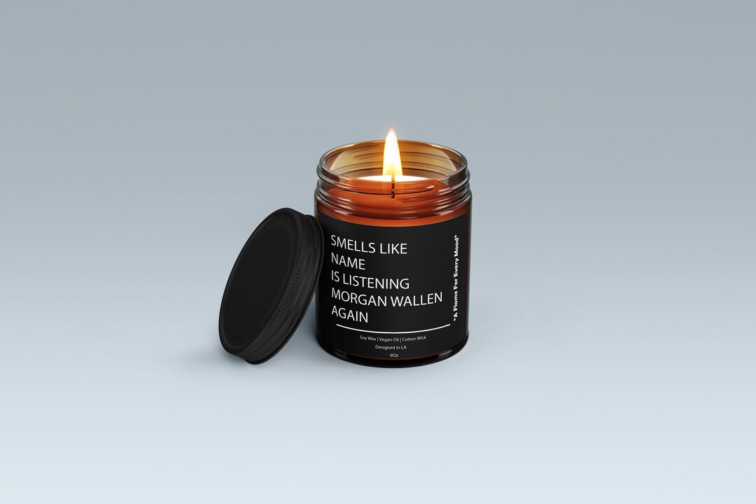 Morgan Candles, Positive Vibes Candle, Quote Candle, Custom Candle ...