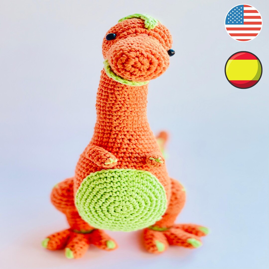 Amigurumi Crochet Pattern, Velociraptor the Dinosaur - Etsy