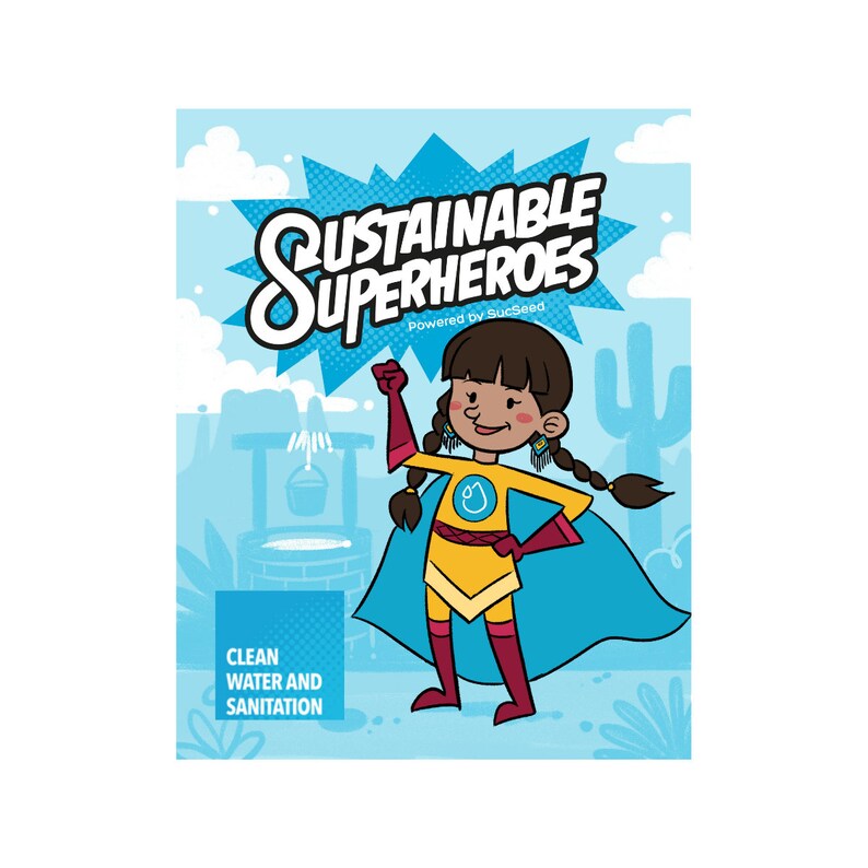 Sustainable Superheroes SDG Goal 6: Clean Water & Sanitation - Etsy
