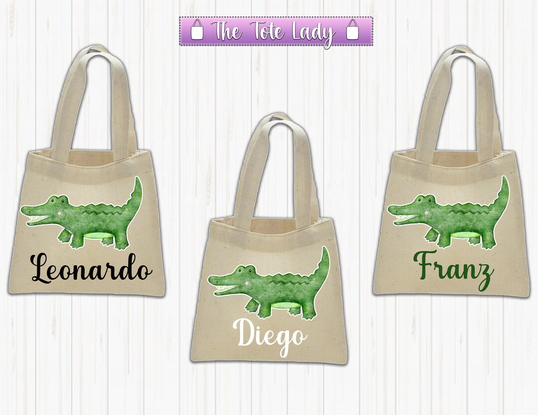 Alligator Treat Bags, Alligator Party Favor Bags, Crocadile Party ...