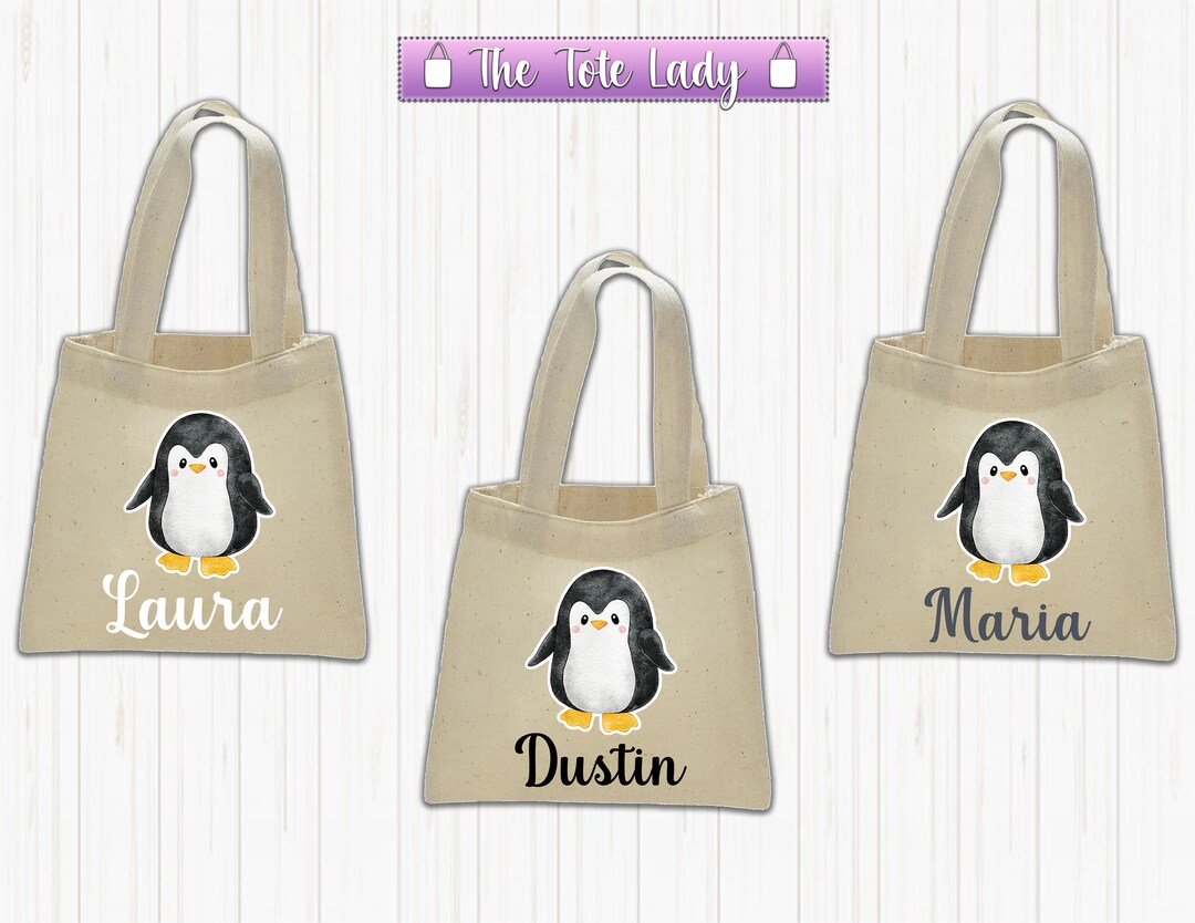 Penguin Party Favor Treat Bags, Penguin Birthday Party, Penguin Party ...