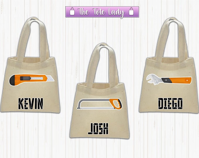 Tool Party Favor Bags: Construction Tools Design, Construction Goody ...