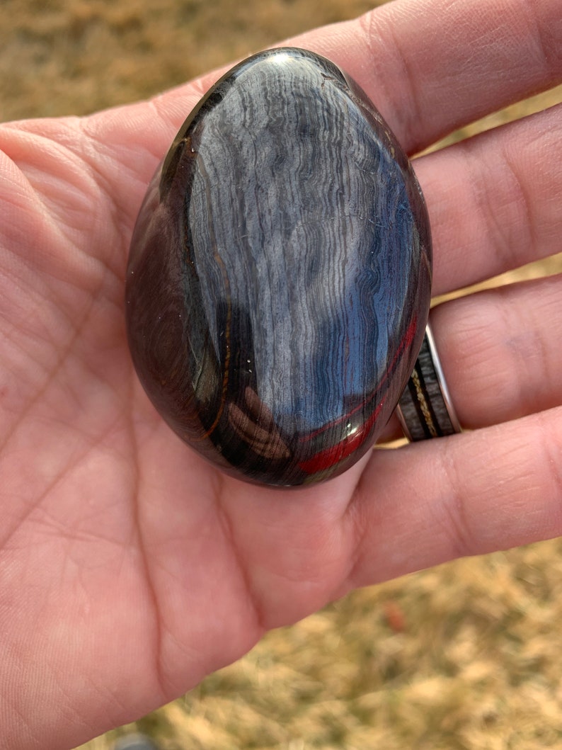Polished Wyoming Banded Iron/genesis Stone - Etsy