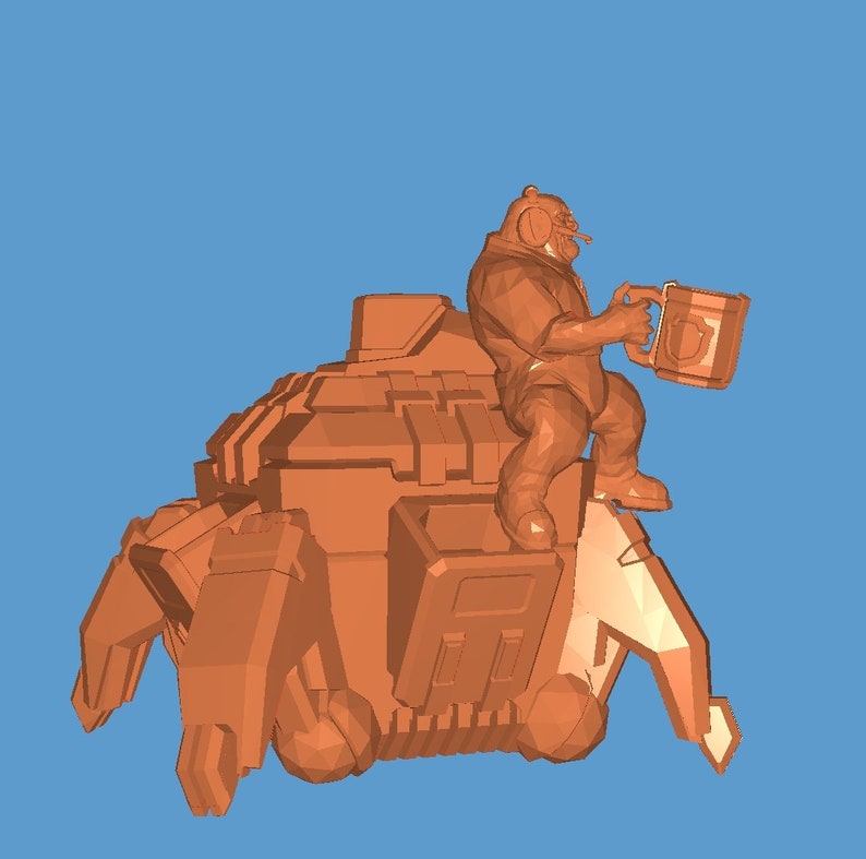 Mission Control & Molly W/ Custom Mug Options Unpainted DIY DRG Deep ...