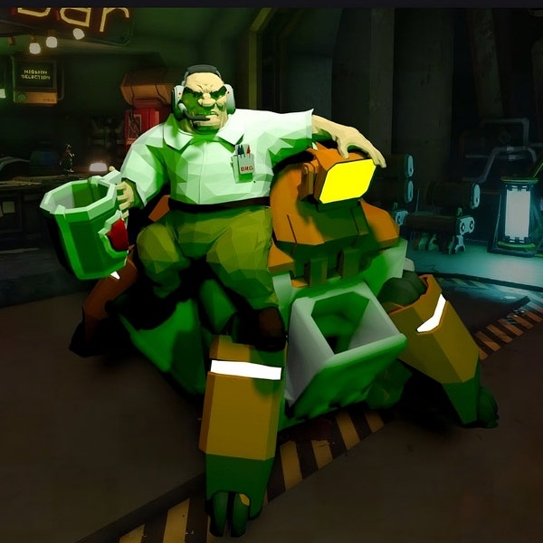 Deep Rock Galactic Mule - Etsy