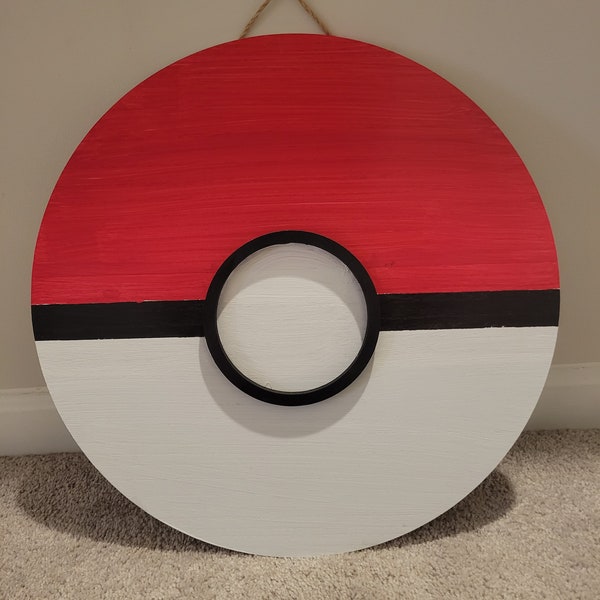 Wood Pokeball - Etsy