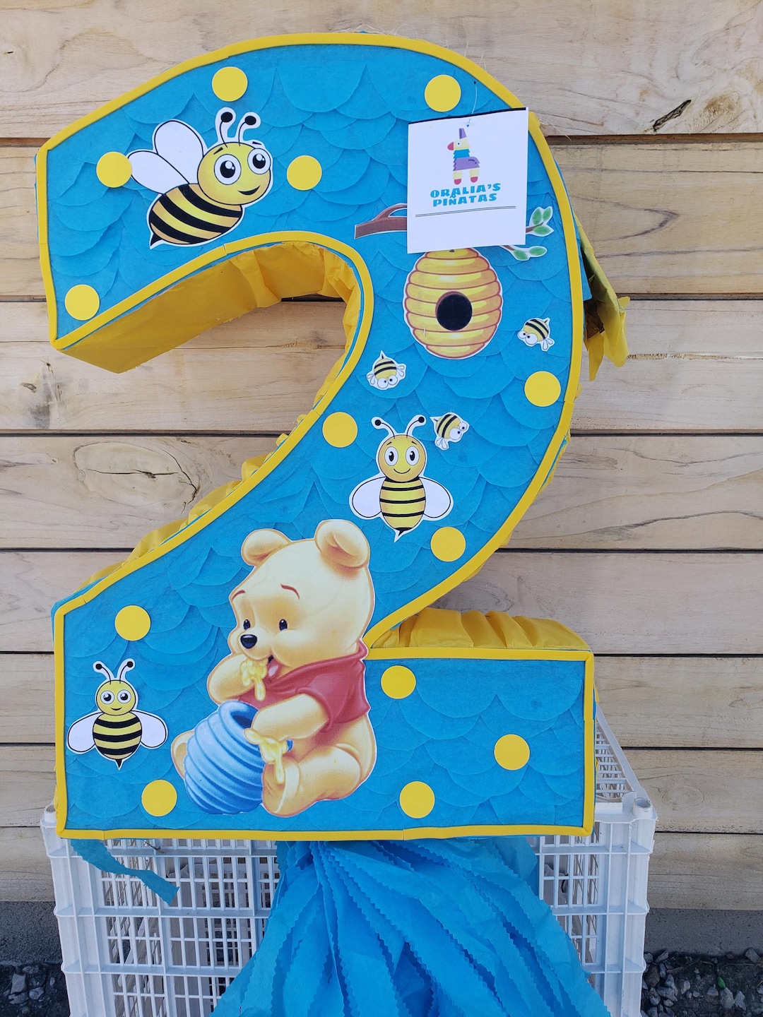 Bear Number Two Piñata Party (available Number 1-9] - Etsy