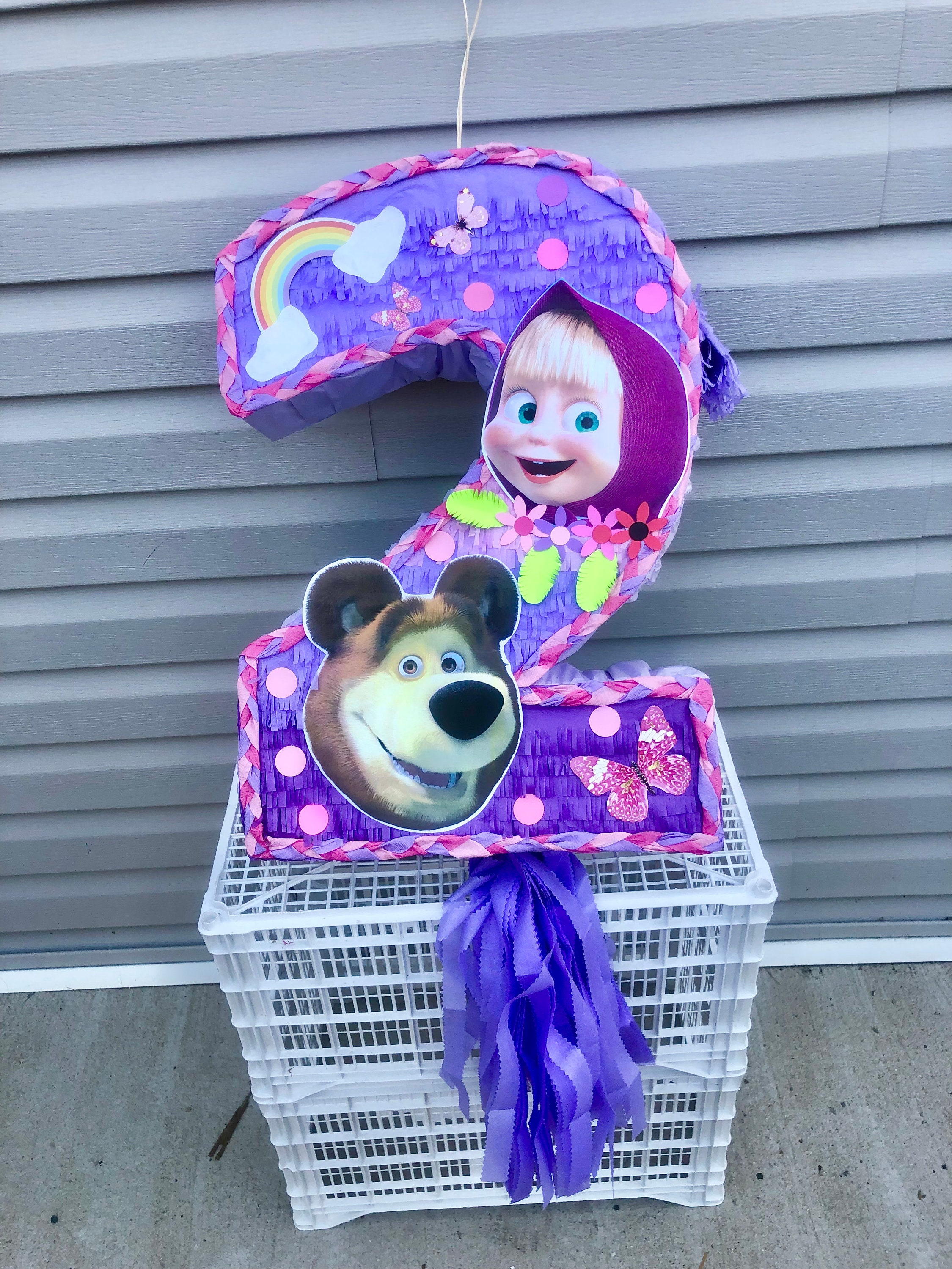 Bear Number Two Piñata Animals Party Bears Theme (available Number 1-9 ...